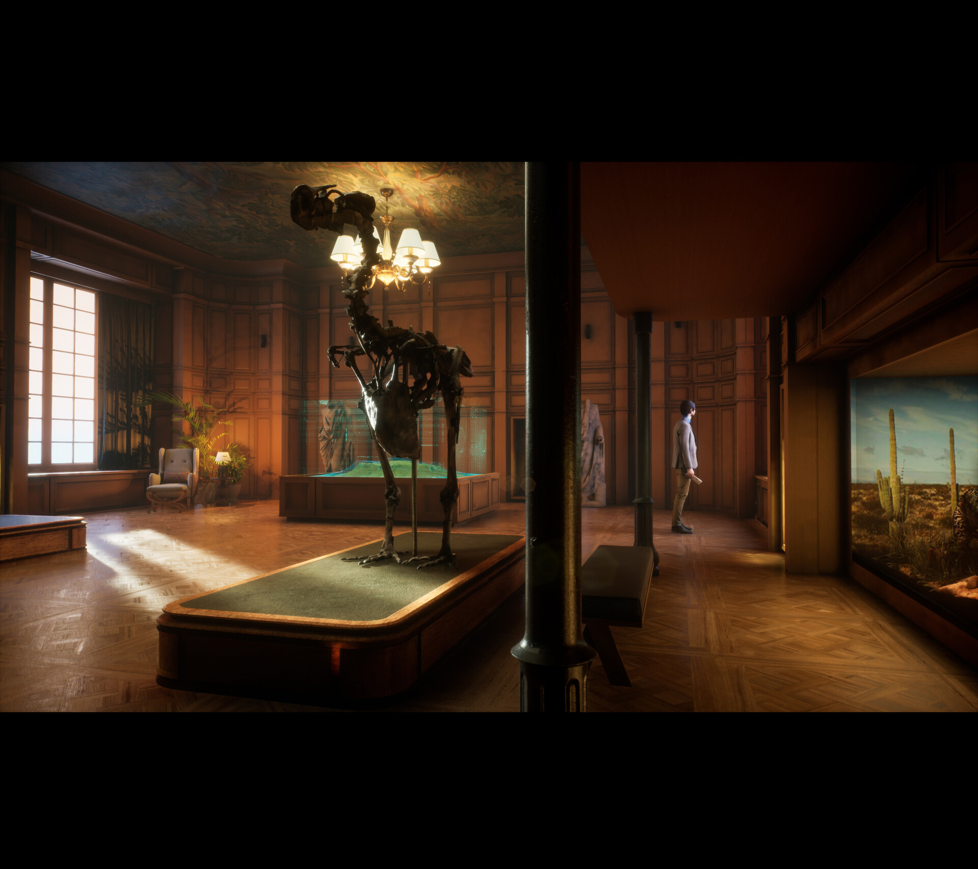 ArtStation - Mysterious Interior-UE4 (Lighting Mood -02)