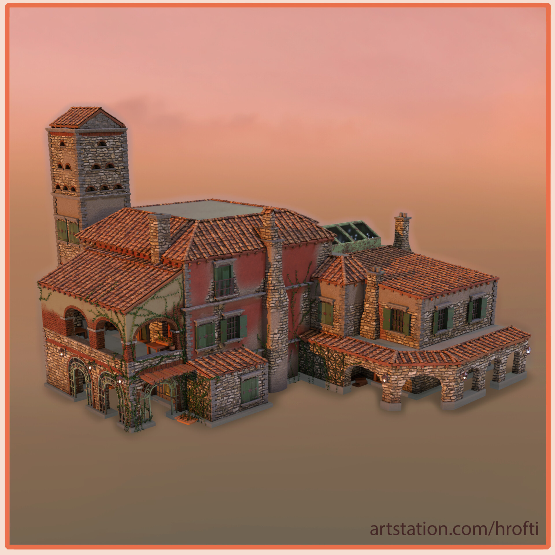 ArtStation - Game ready House constructor