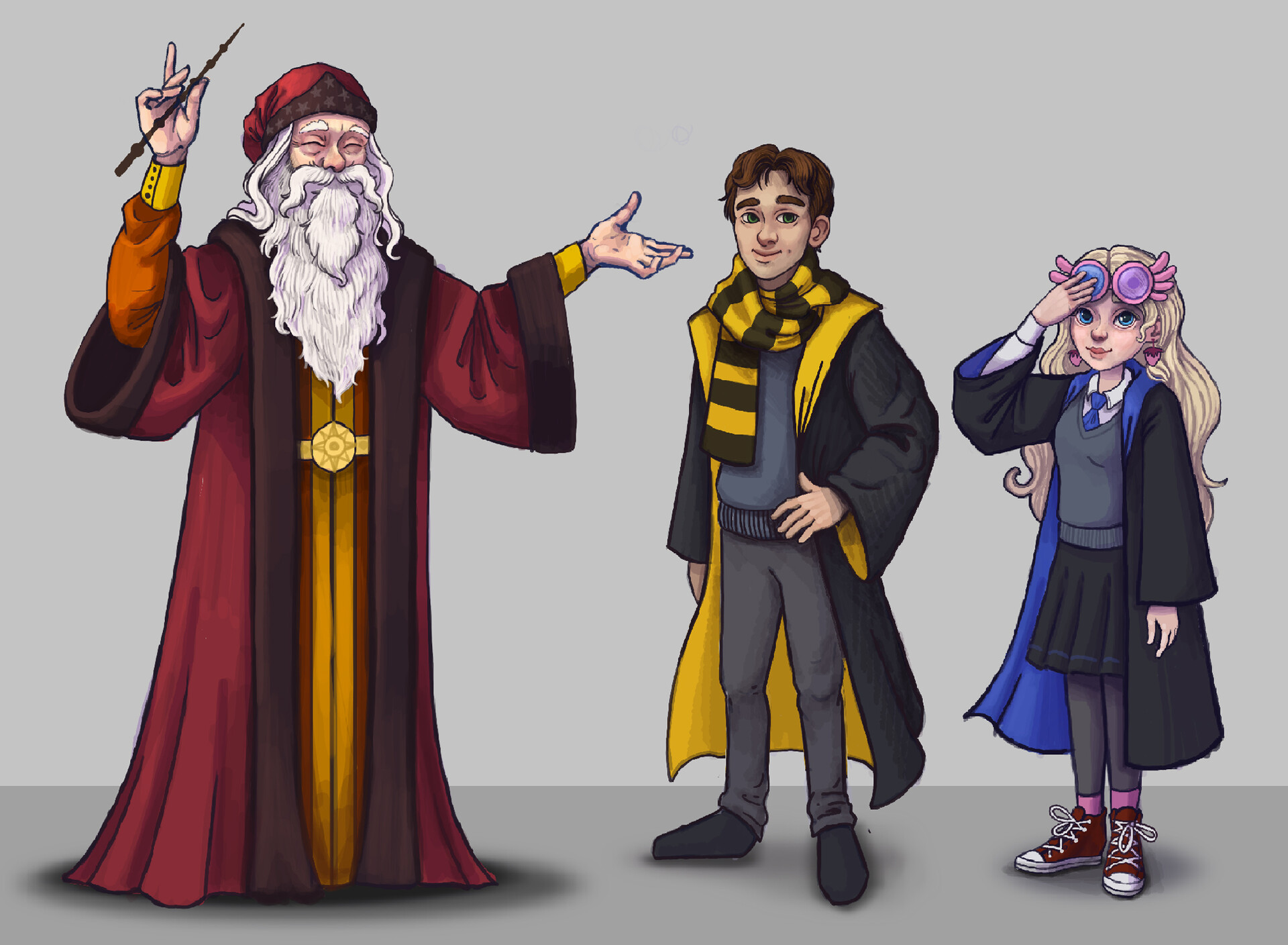 ArtStation - My work for AVPM (a very potter musical)