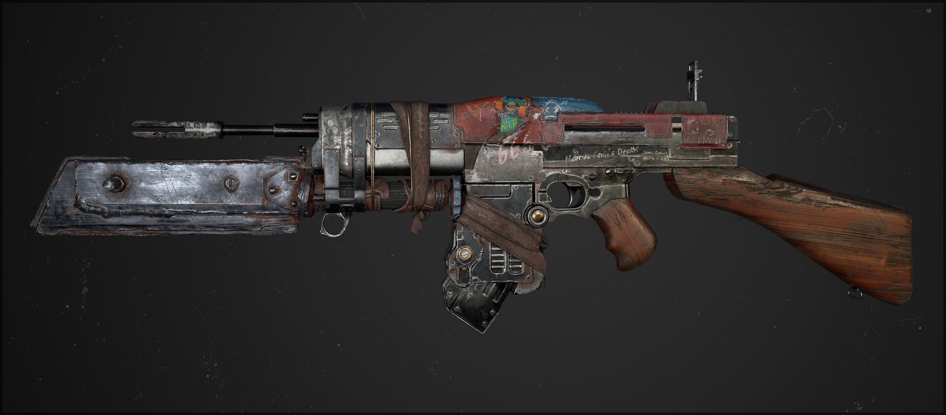 ArtStation - Gear of War - Assault Rifle