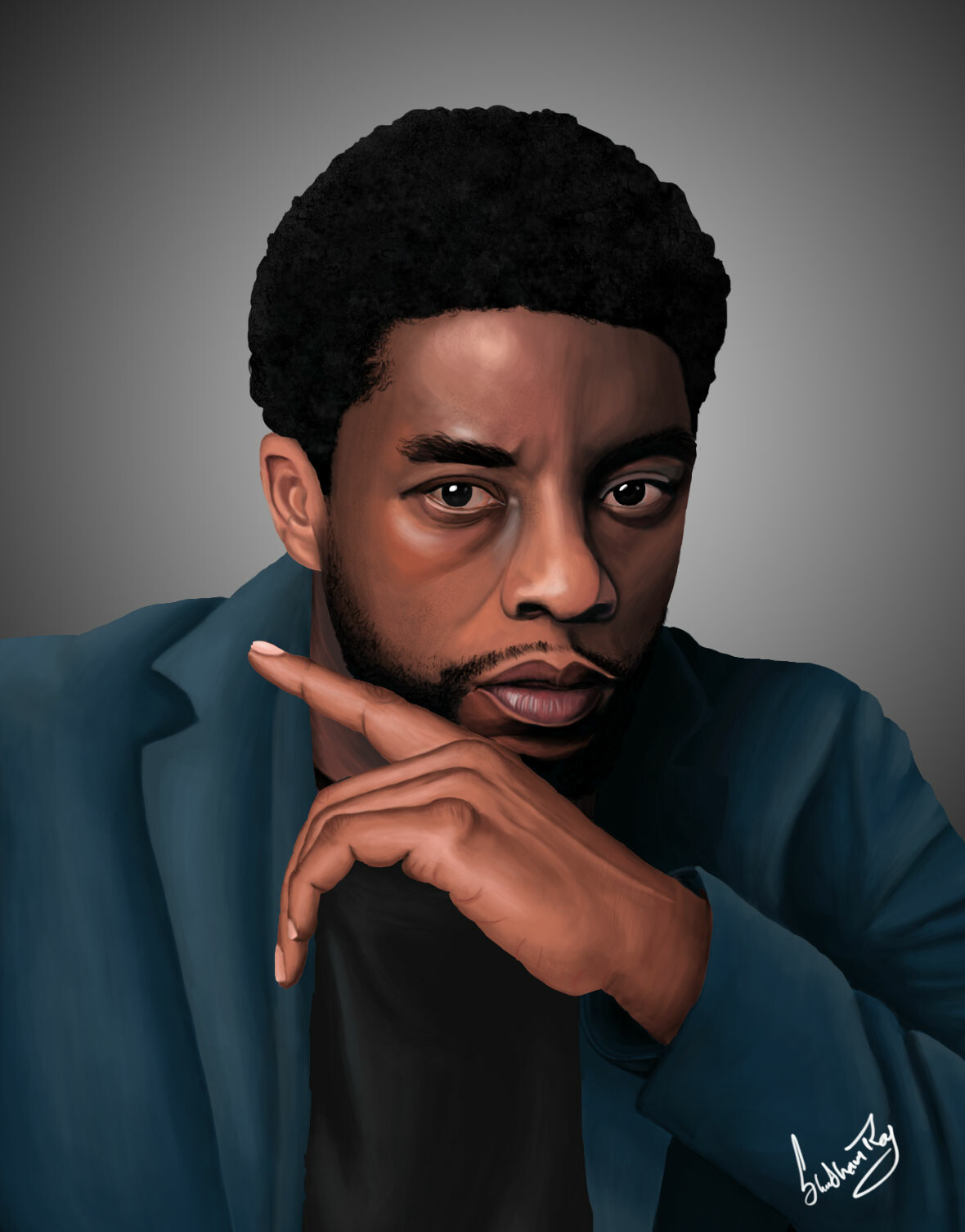 ArtStation - Chadwick boseman RIP
