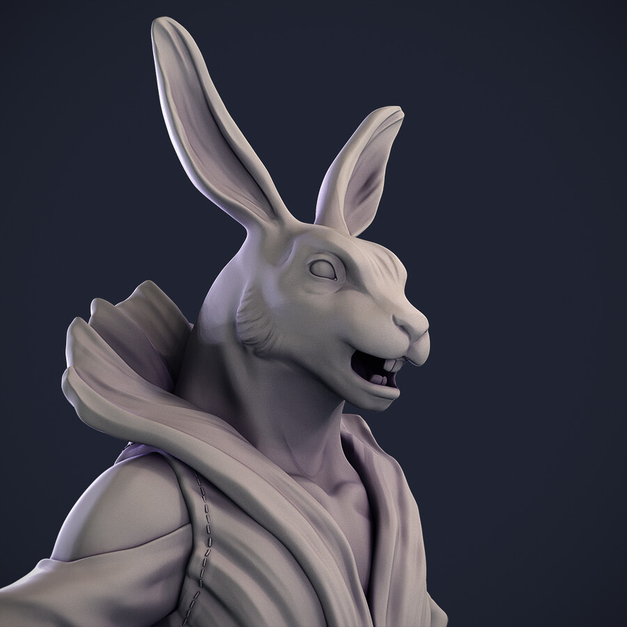 ArtStation - Rabbit - High Poly