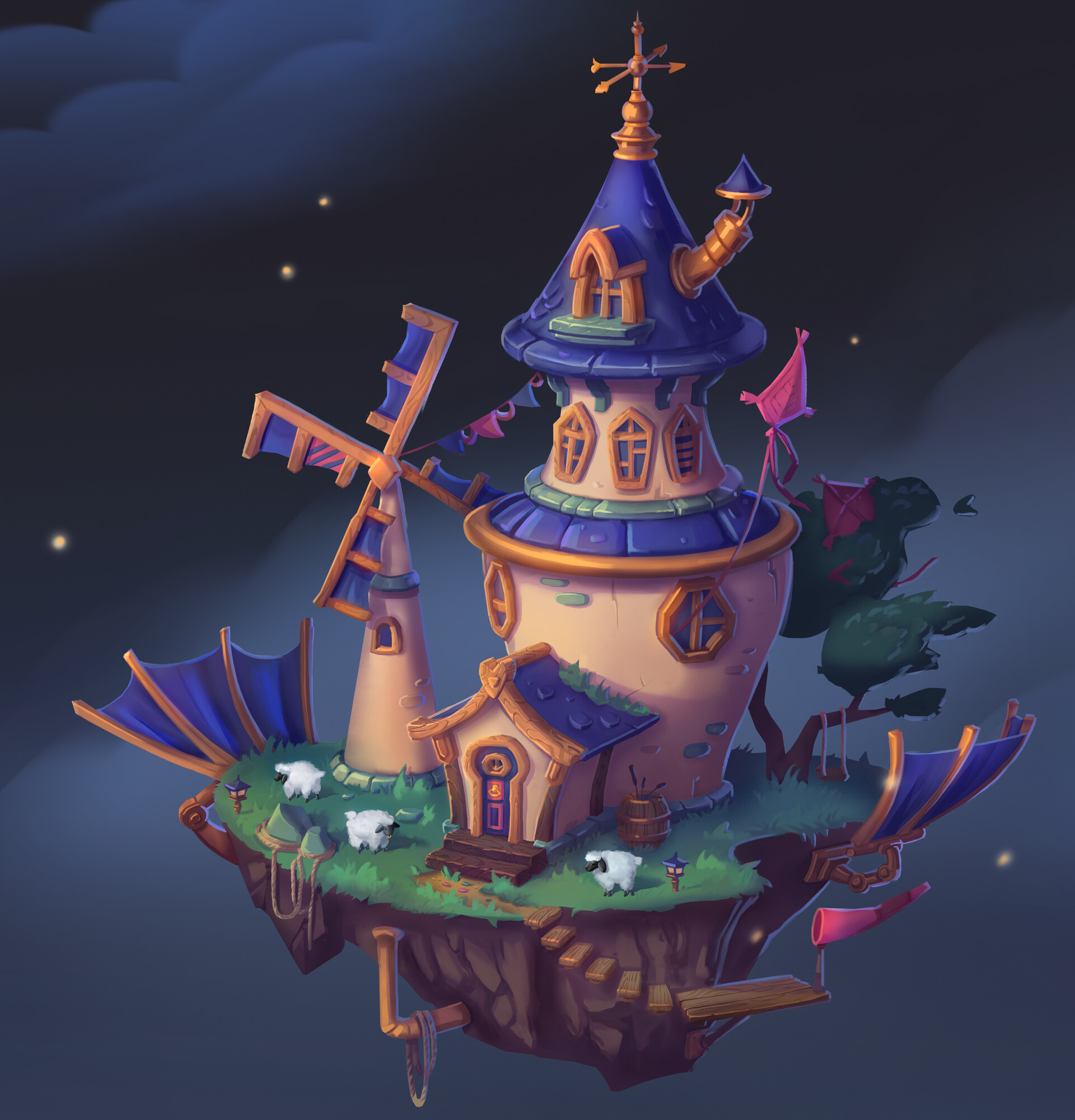 ArtStation - Flying Castle