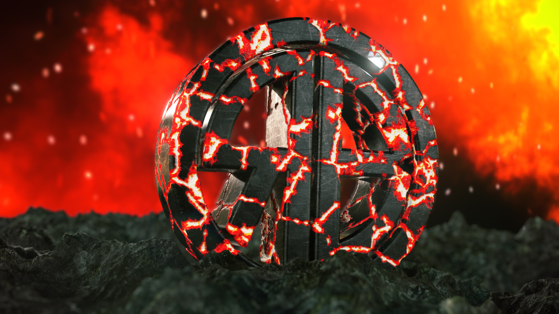 ArtStation - RBVFX Fractured Logo - Houdini, Redshift & Nuke