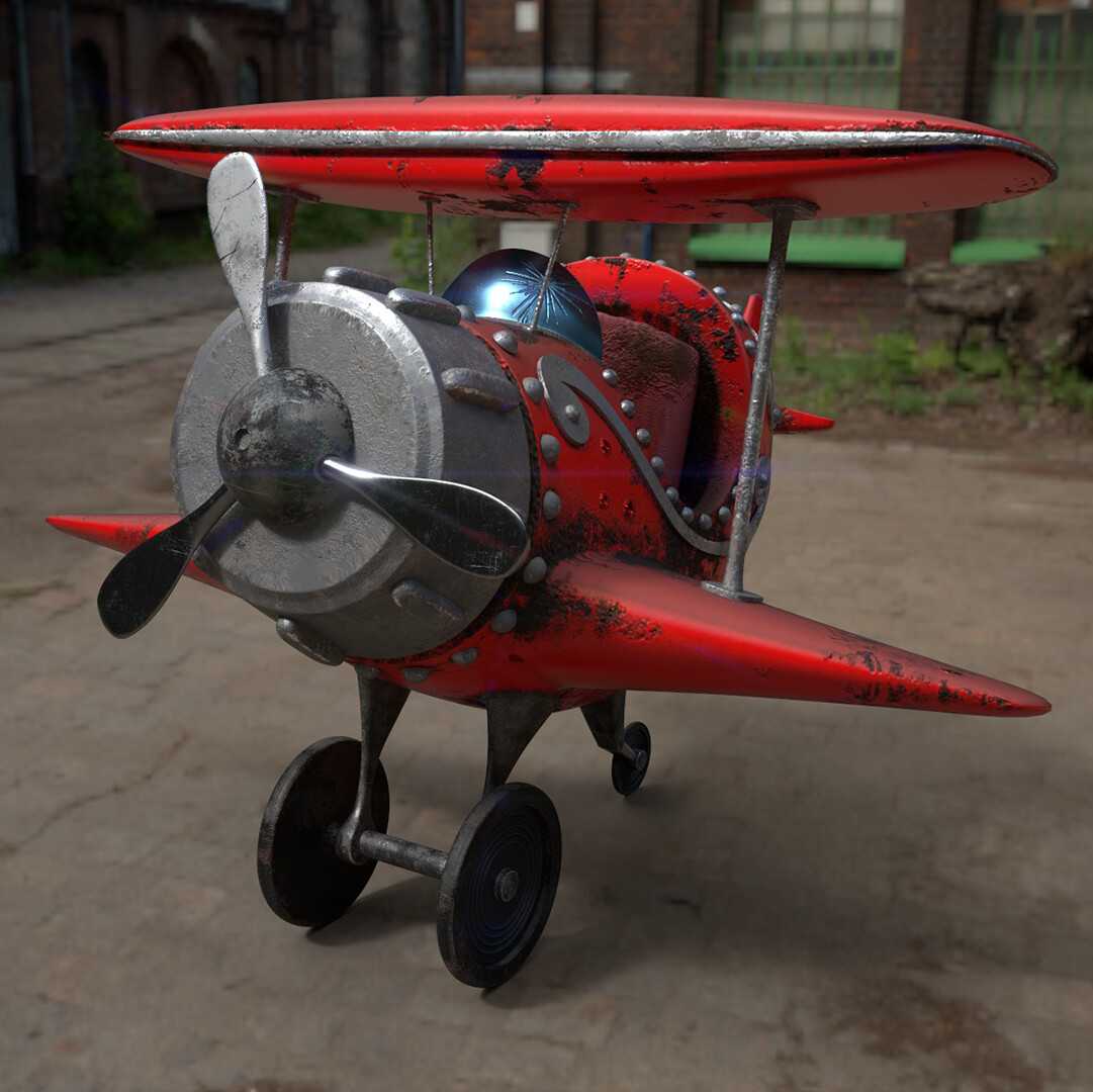 ArtStation - Cartoon plane