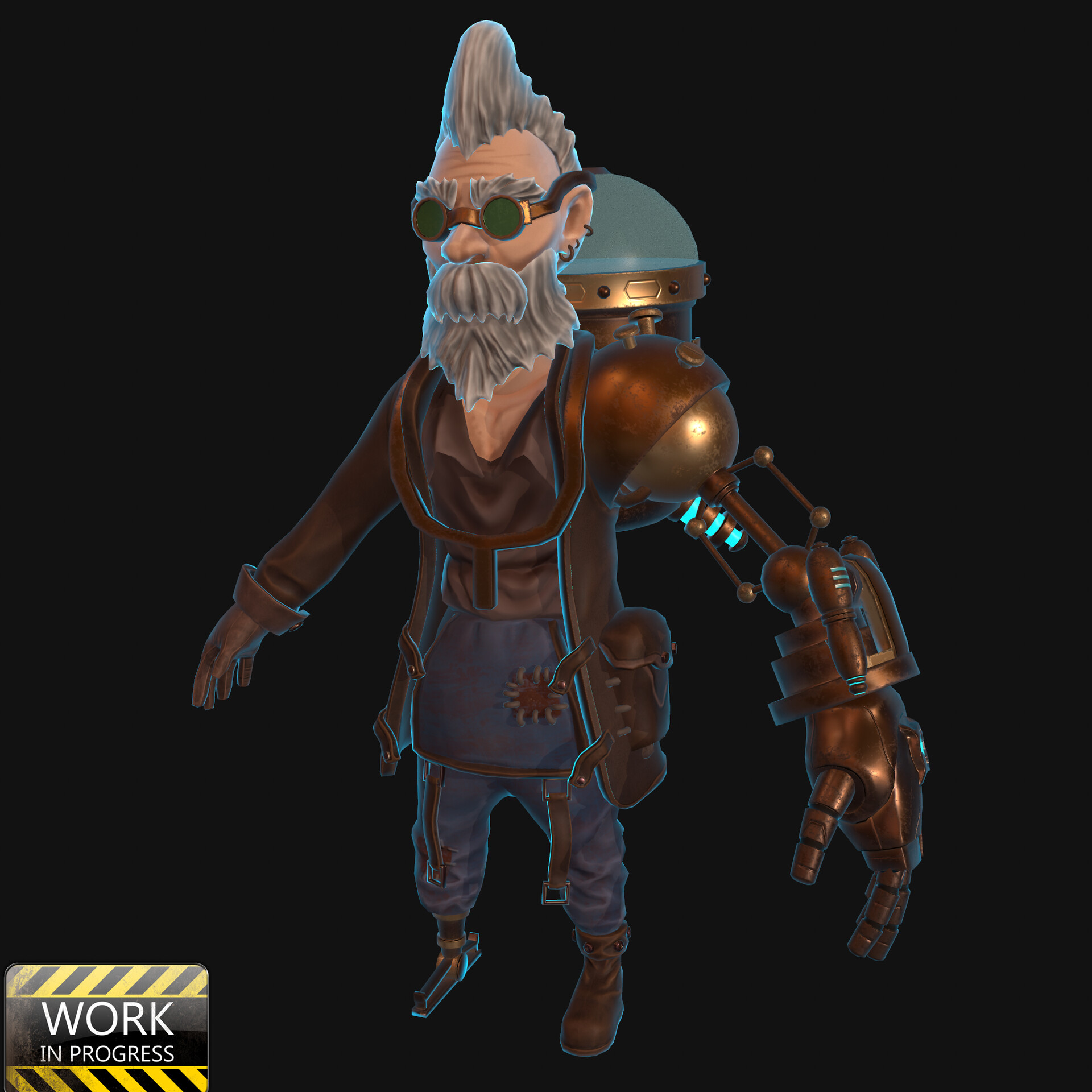 ArtStation - WIP - Bomber Dude, Sarah Eich Ricchitelli