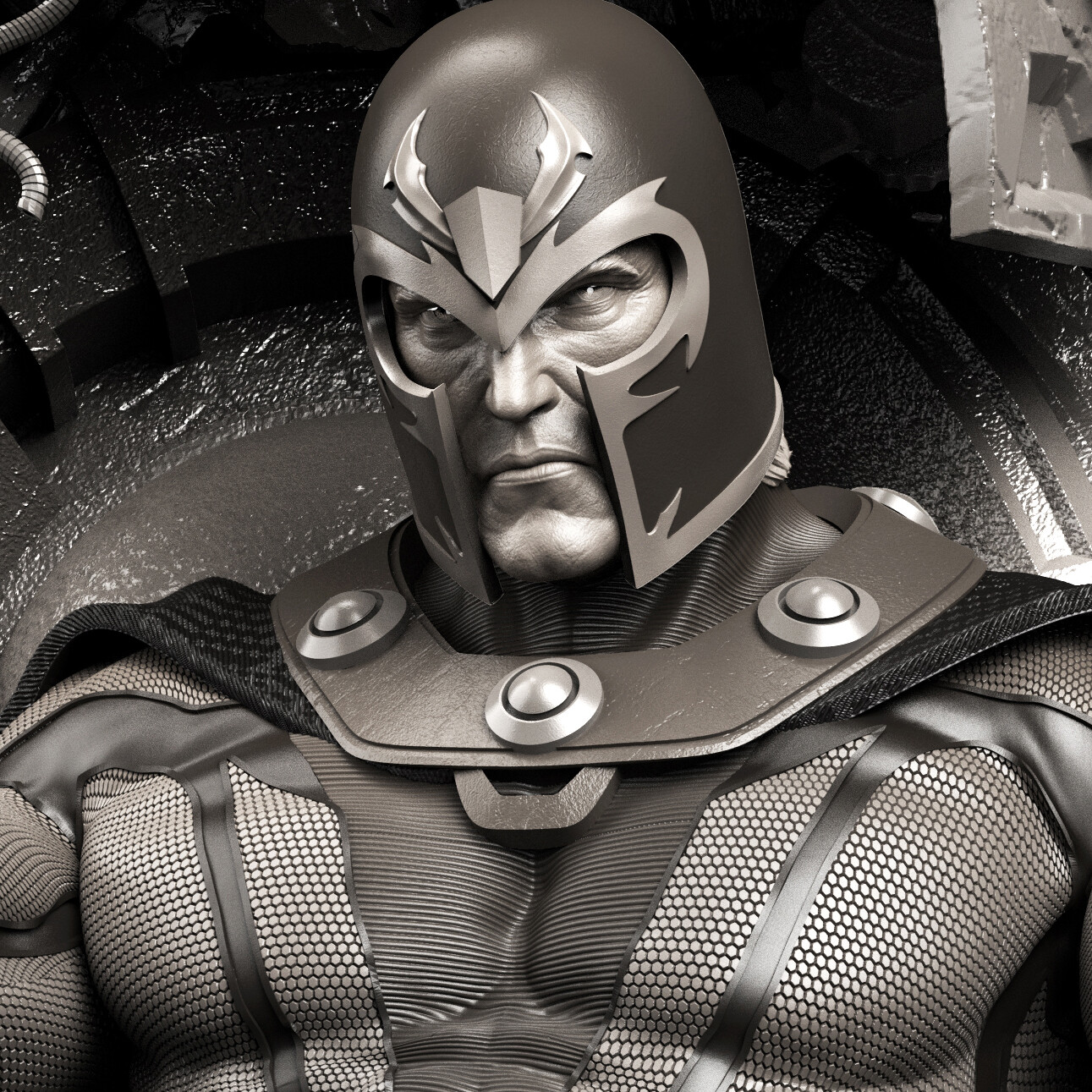 ArtStation - -Magneto on Throne-