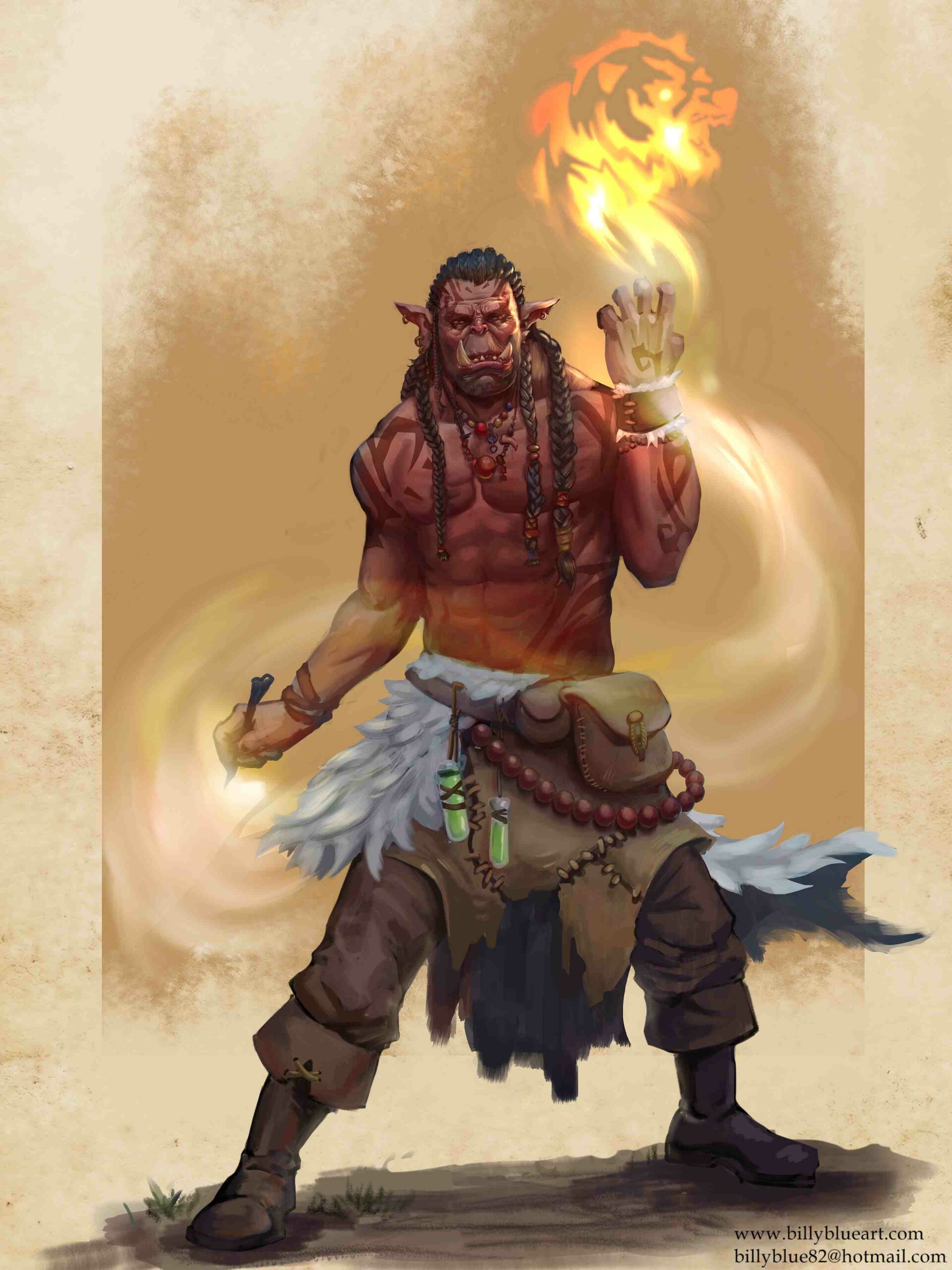 ArtStation - Urunaugh the Orc