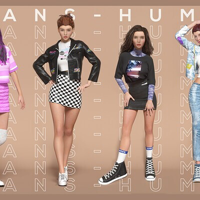 ArtStation - Transhuman/ Virtual Fashion Collection