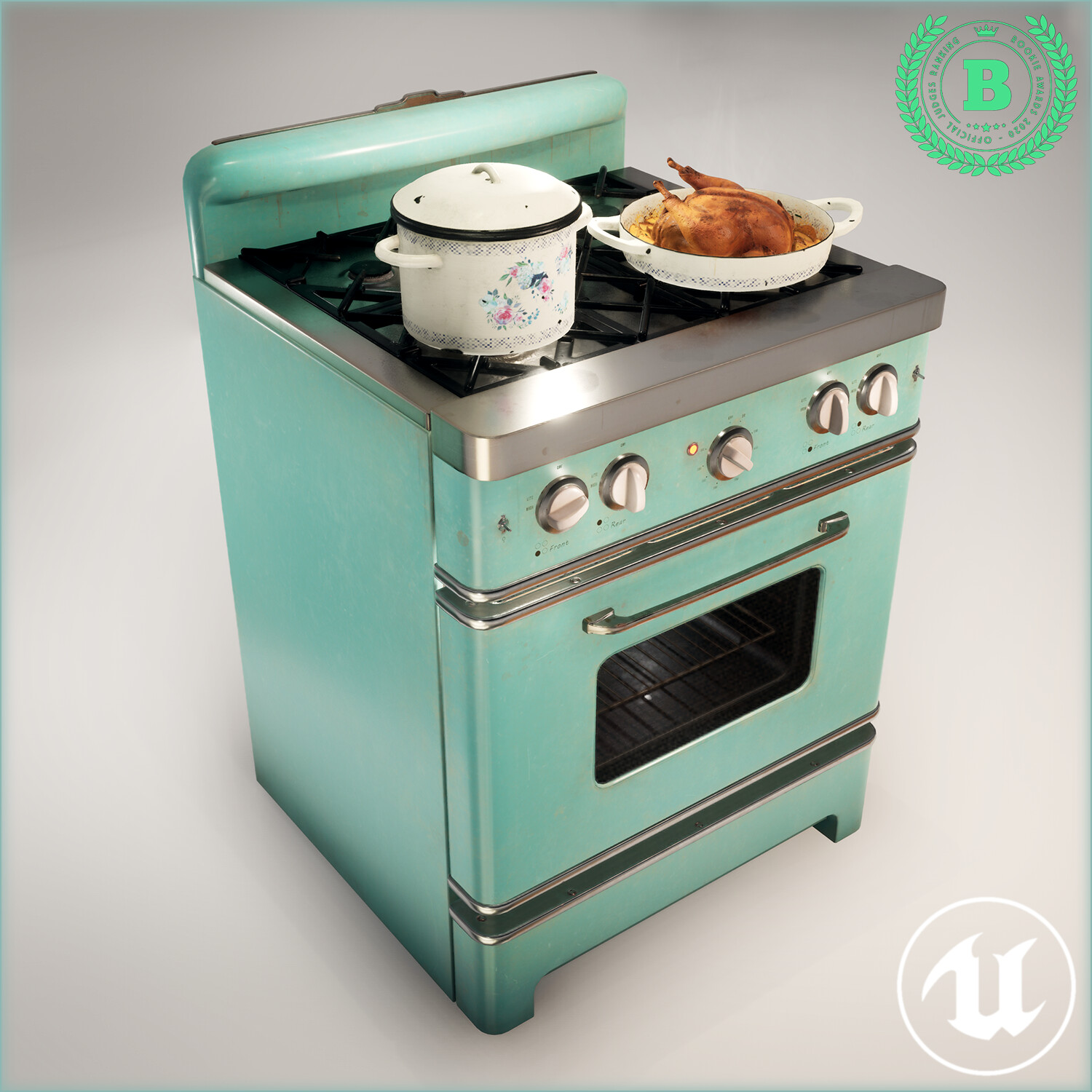 ArtStation - Retro Cooker