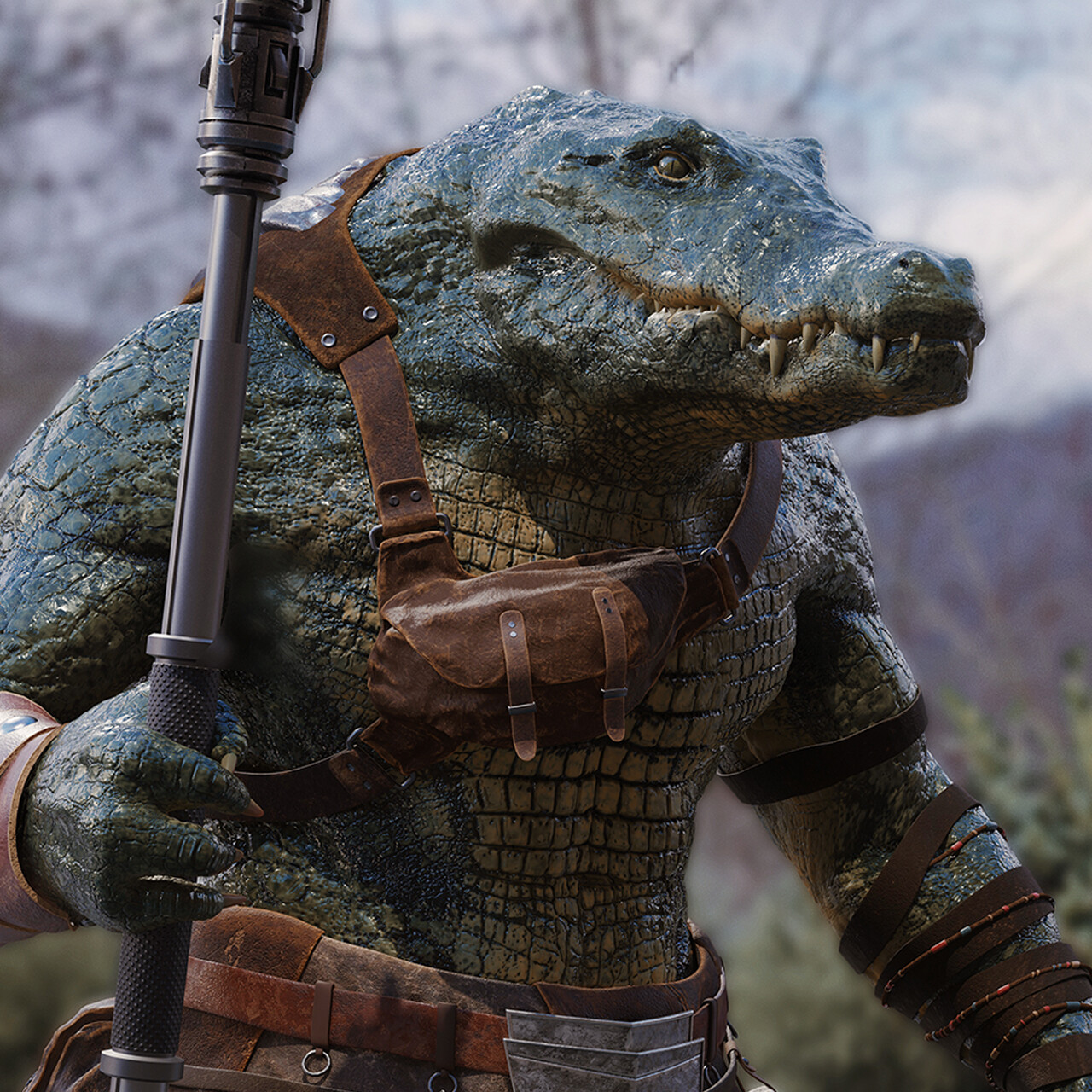 ArtStation - Croc "Hunter"