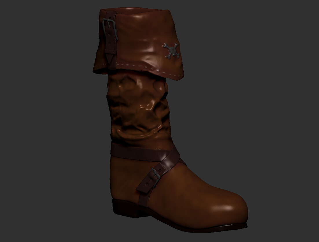 ArtStation - Pirate boots