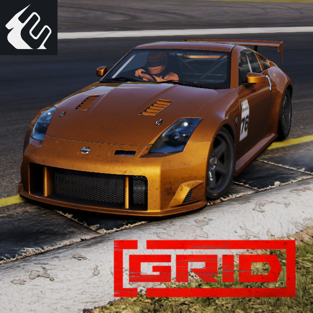 ArtStation - [GRID] Nissan 350Z (up-res task)