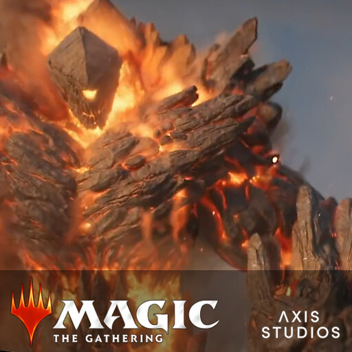 ArtStation - Zendikar Rising - Fire Elemental