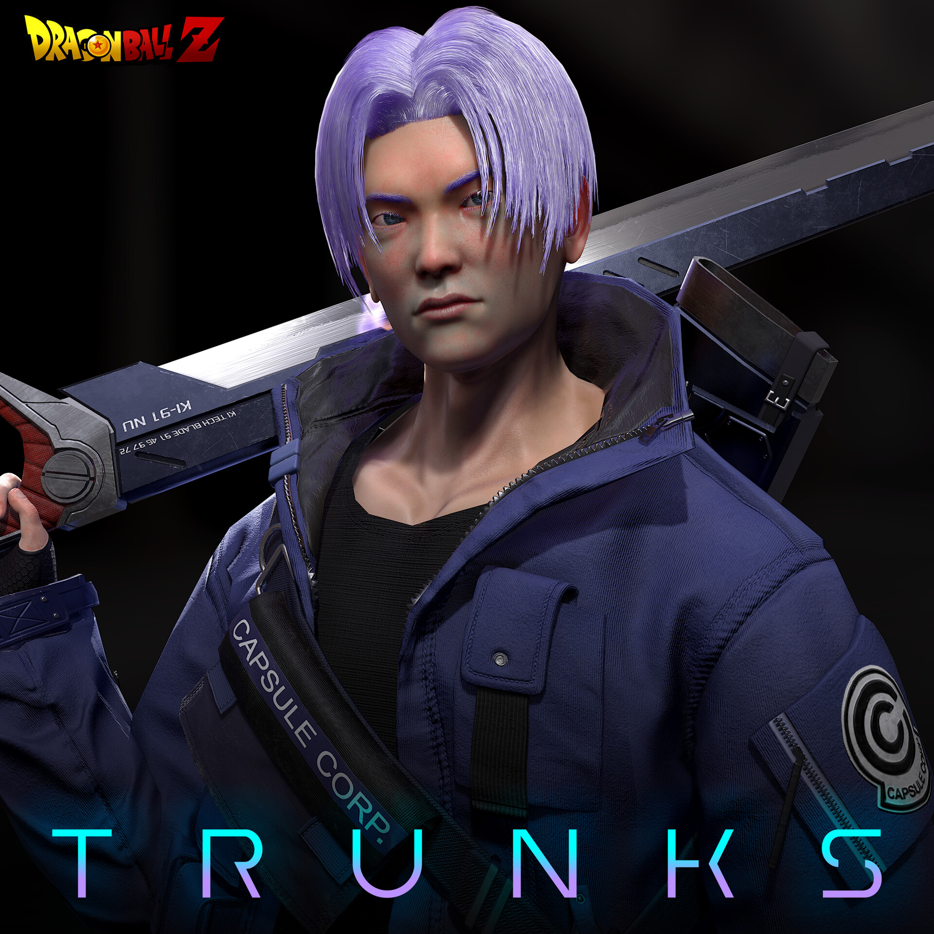 ArtStation - TRUNKS (Real-Time Character)