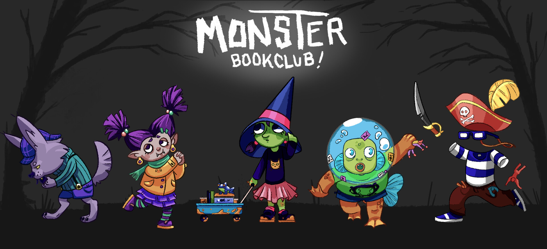 ArtStation - Monster Bookclub Character Design