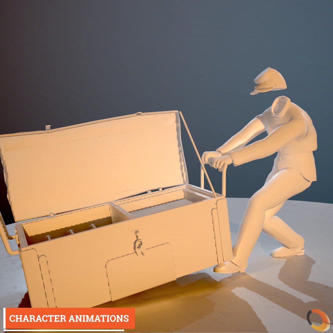 ArtStation - Gameplay Animations | Character Prop Interactions