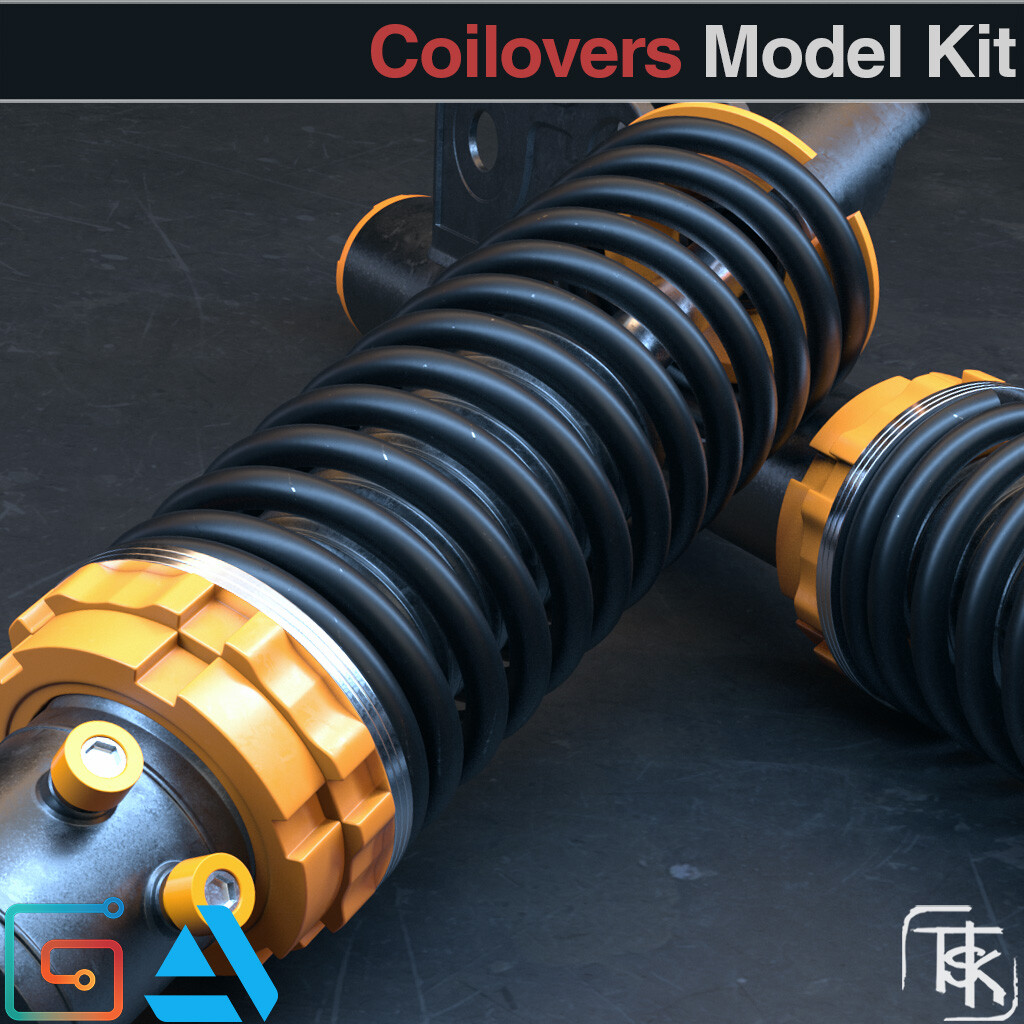ArtStation - Sport Coilover Model Kit