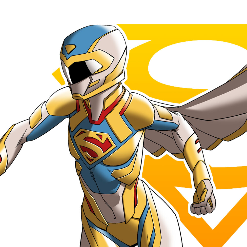 ArtStation - Super Yellow: Sentai Supergirl