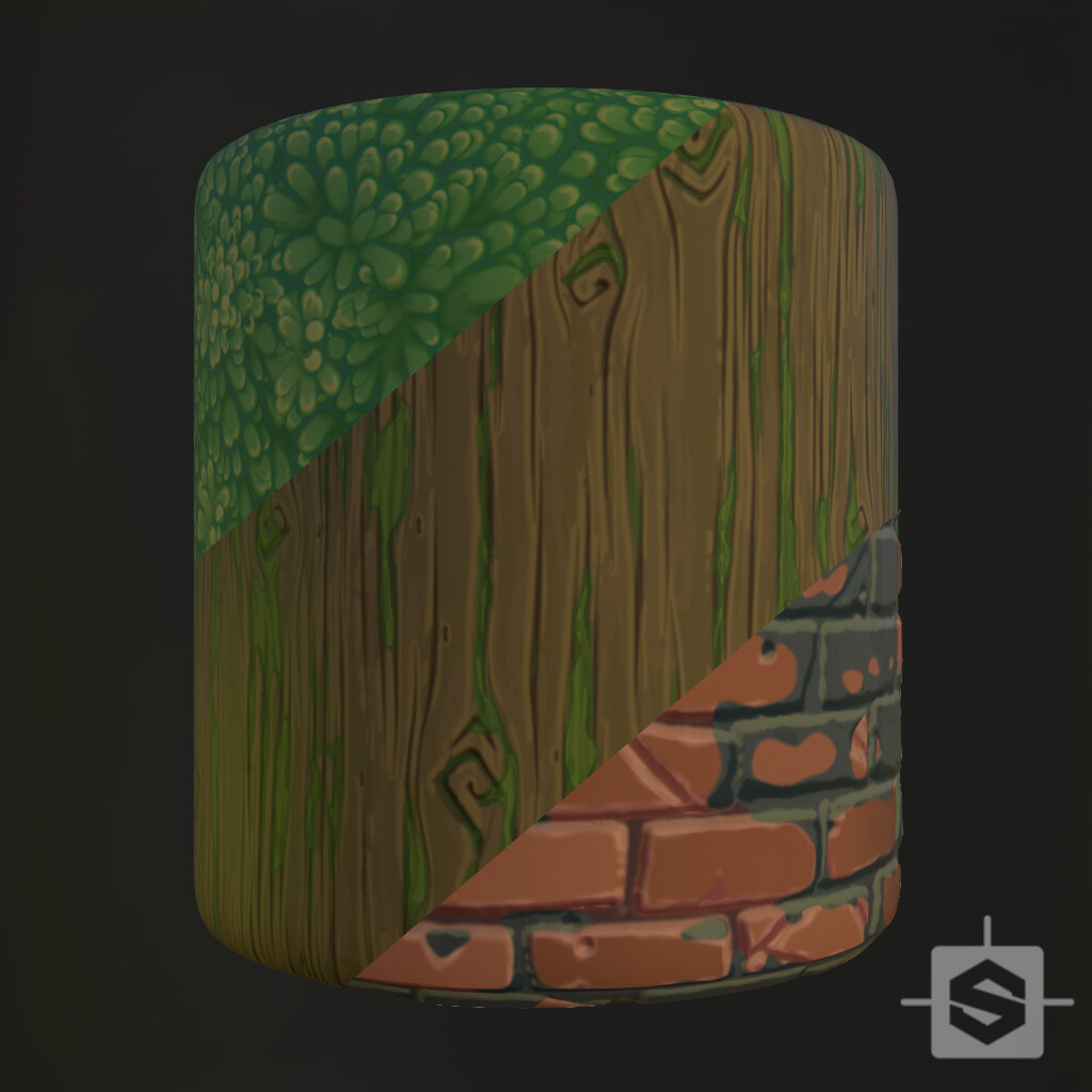 ArtStation - Stylized Materials - Substance Designer