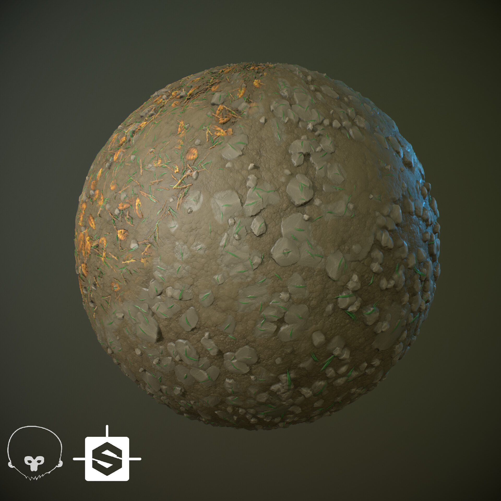 ArtStation - Dirt study texture variations