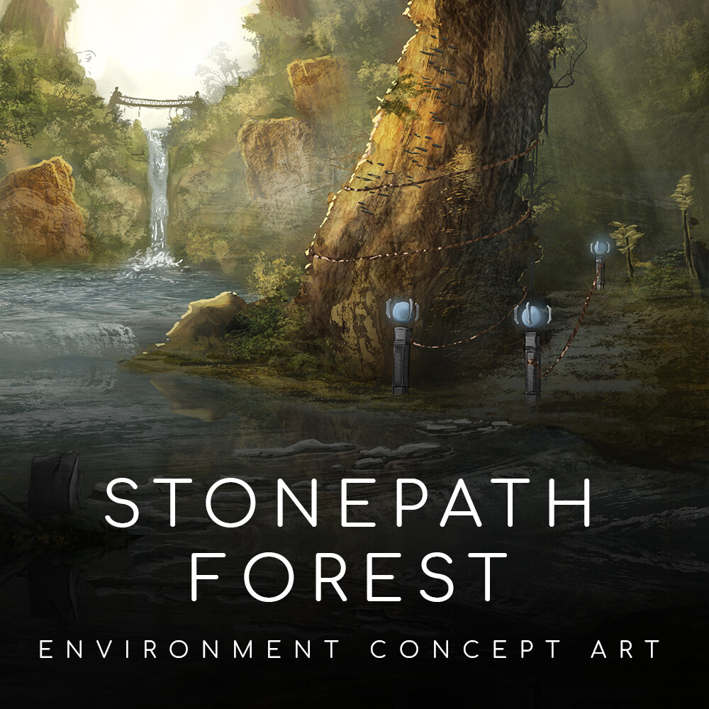 ArtStation - Stonepath Forest