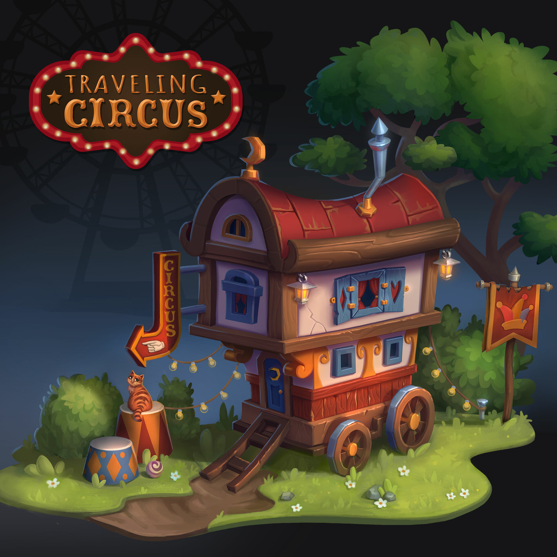 ArtStation - House of Circus Performers