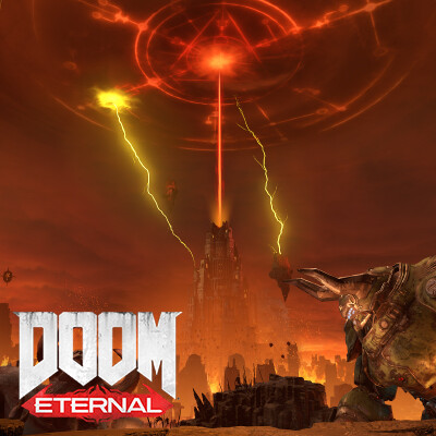 ArtStation - DOOM Eternal - Exultia Hell Vista