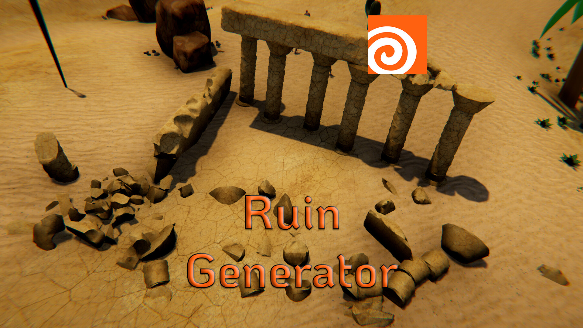 ArtStation - Ruin generator tool [HoudiniFX]