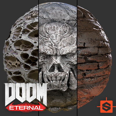 ArtStation - Doom Eternal Hell Materials
