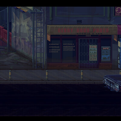 ArtStation - 2D Level design painting