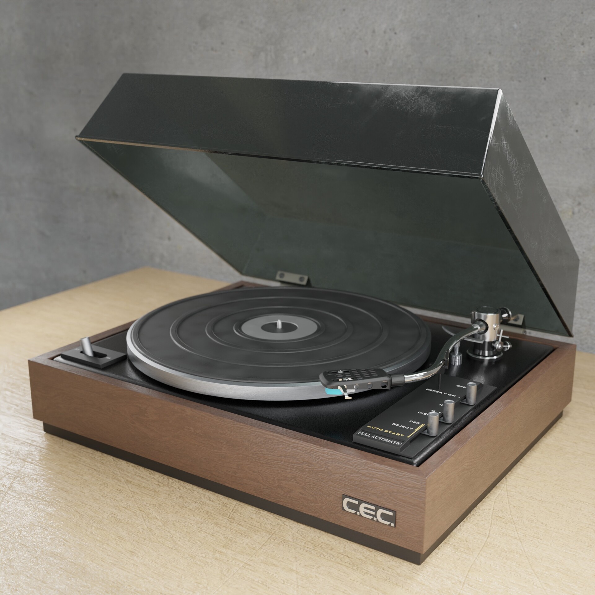 ArtStation - CEC Vinyl Turntable