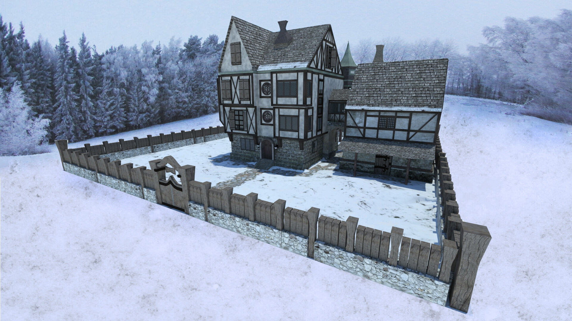 ArtStation - Medieval house