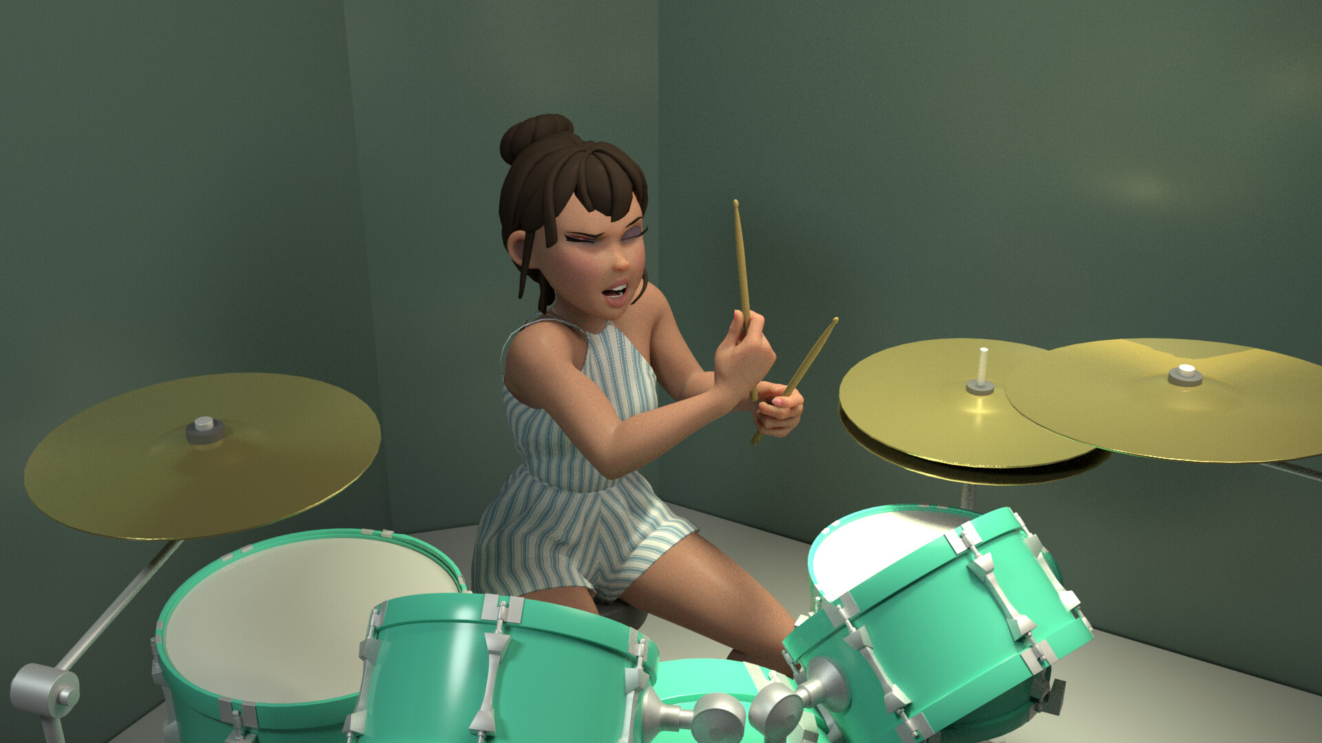 ArtStation - Drum Animation: Bloc Party - Helicopter