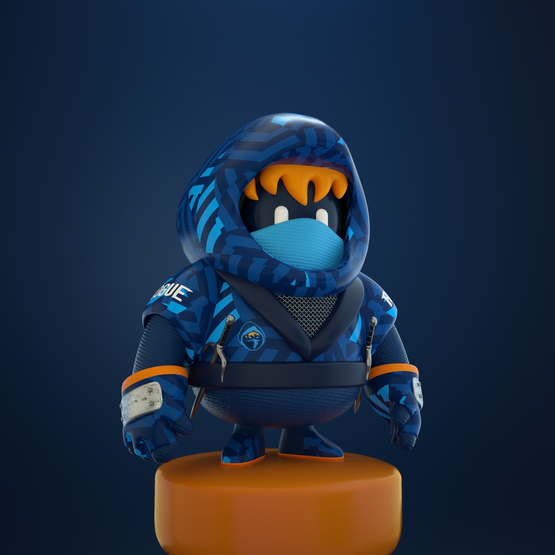 ArtStation - Fall Guys Skin Concept