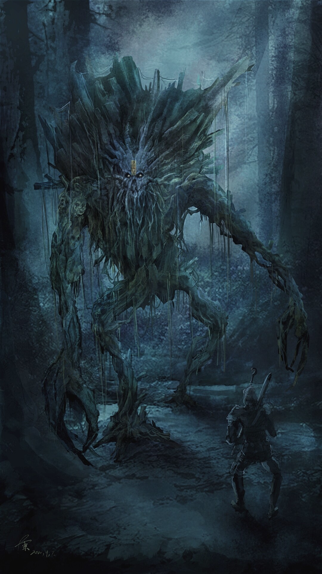 ArtStation - Chinese monster design ~ tree monster～