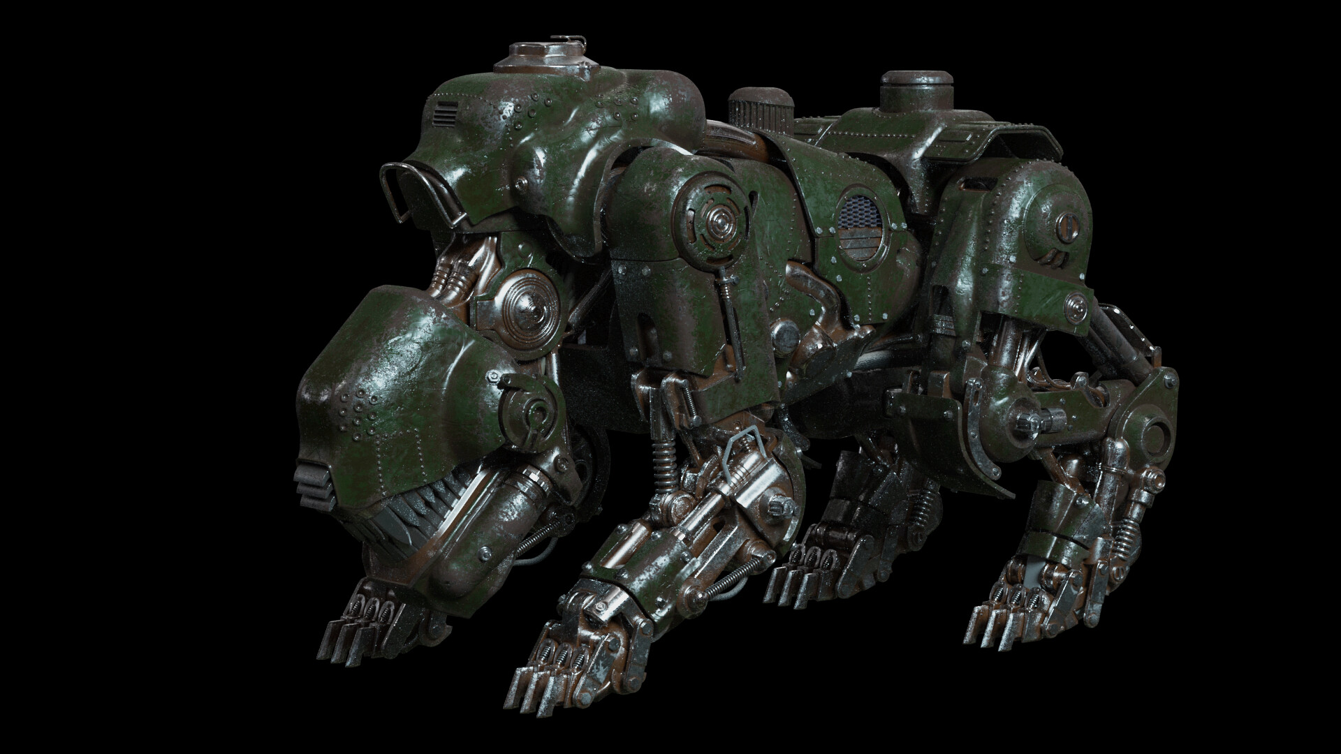 ArtStation - Panzerhund mech Fanart