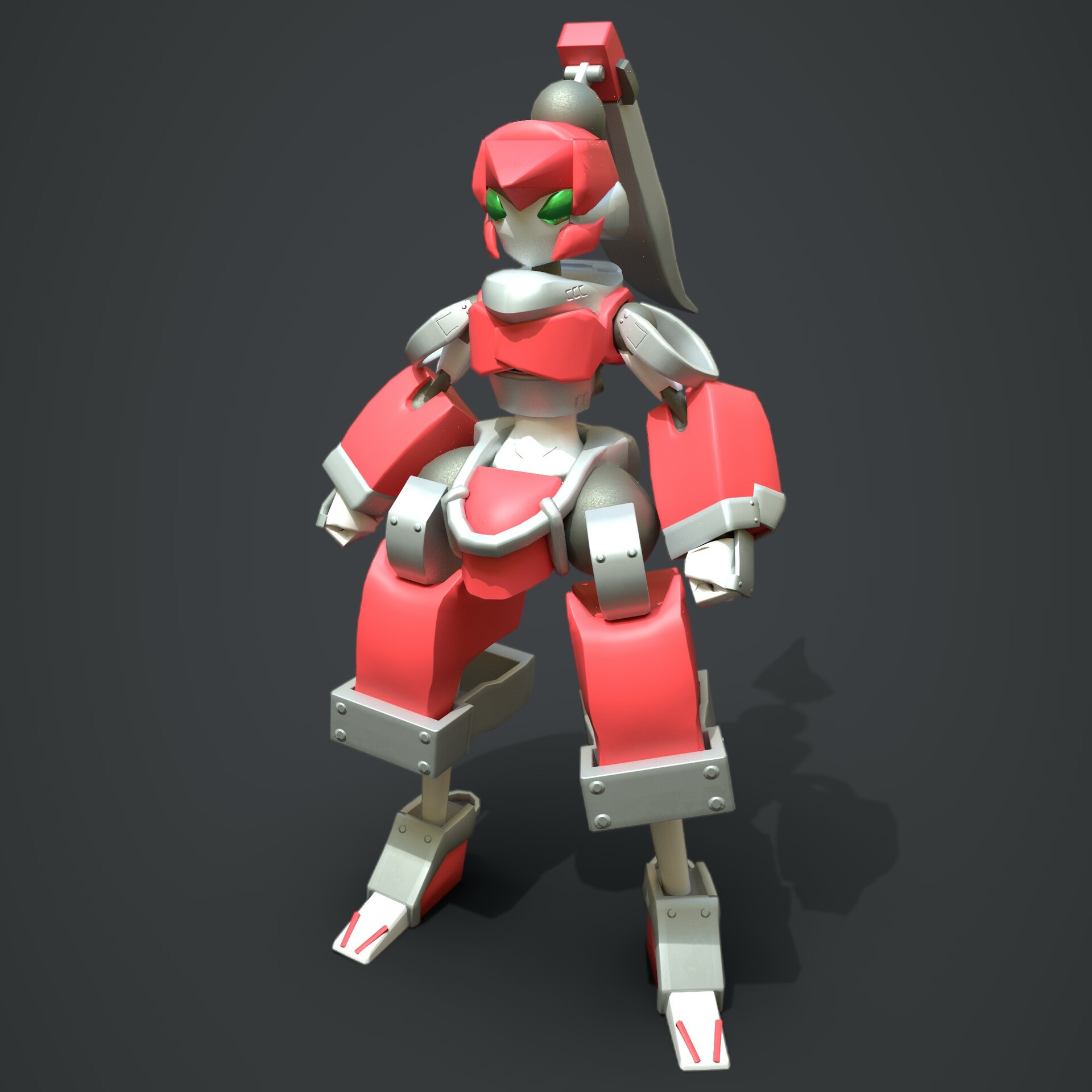 ArtStation - Ninja Robot Girl