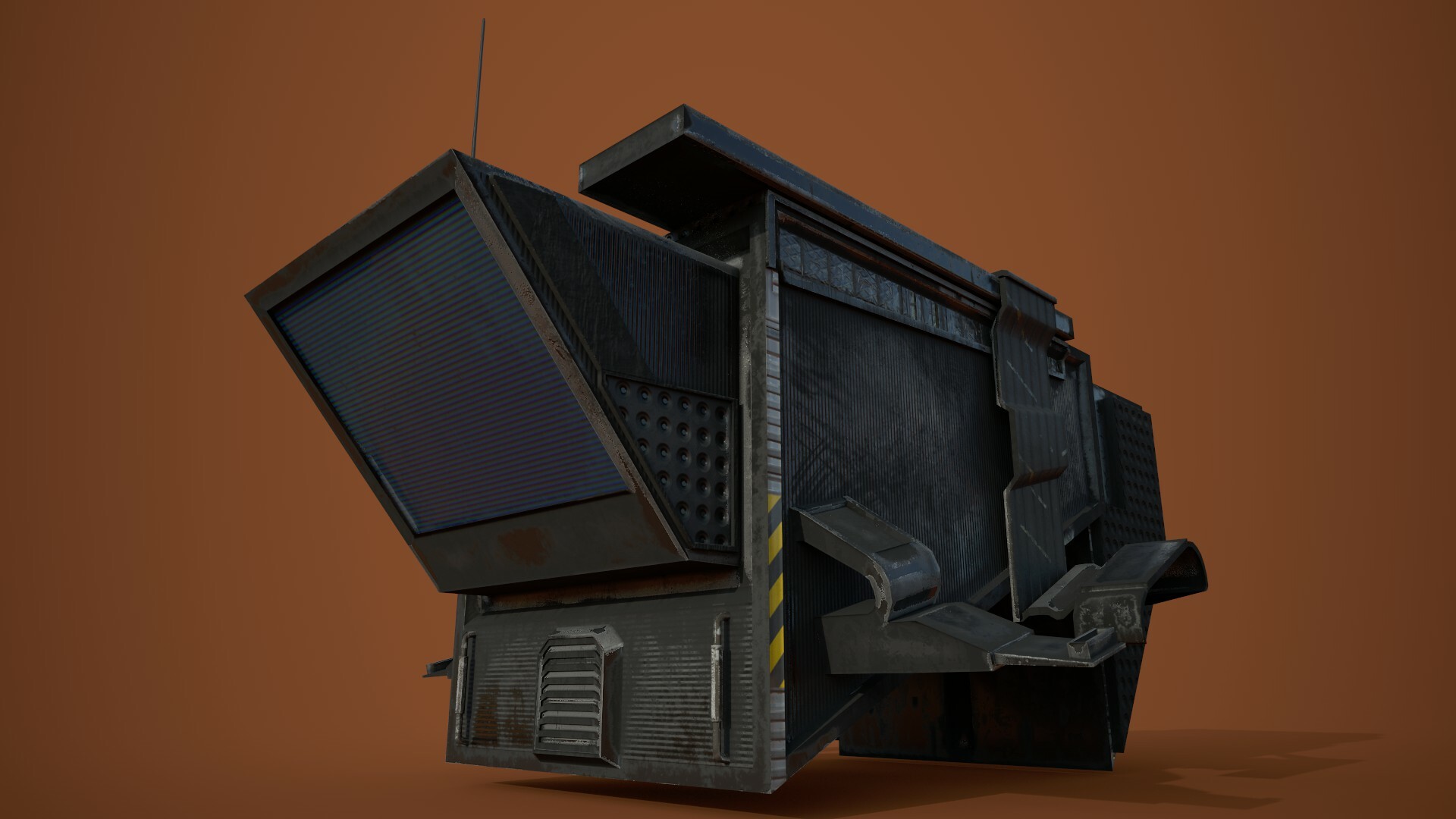 ArtStation - "Spaceship / Landing Dock" Asset Creation
