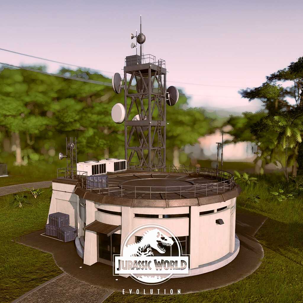 ArtStation - Jurassic World Evolution | DLC | Storm Defense Station