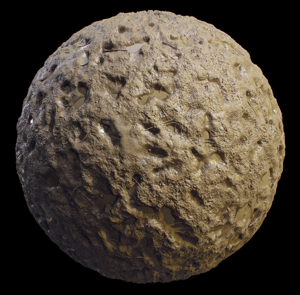 ArtStation - Muddy Gound, Josh Lynch Material Mentorship, Dec 2017 | 2 ...