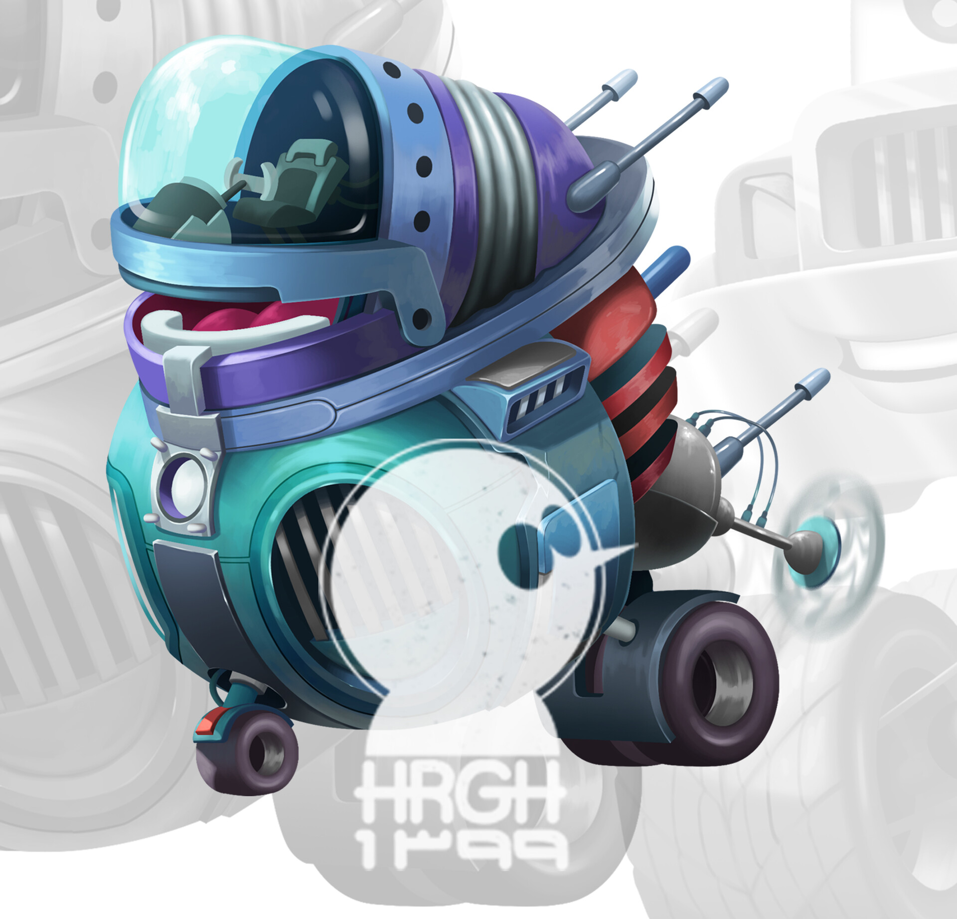 ArtStation - Car character design