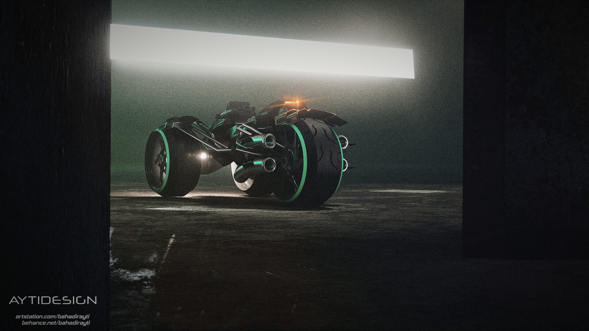 ArtStation - AGGRESSIVE MOTORCYCLE CONCEPT