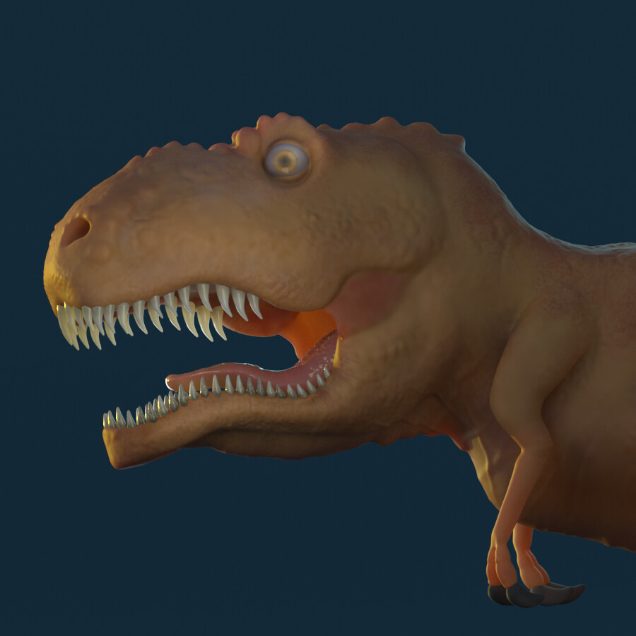 ArtStation - Cartoonish T. Rex