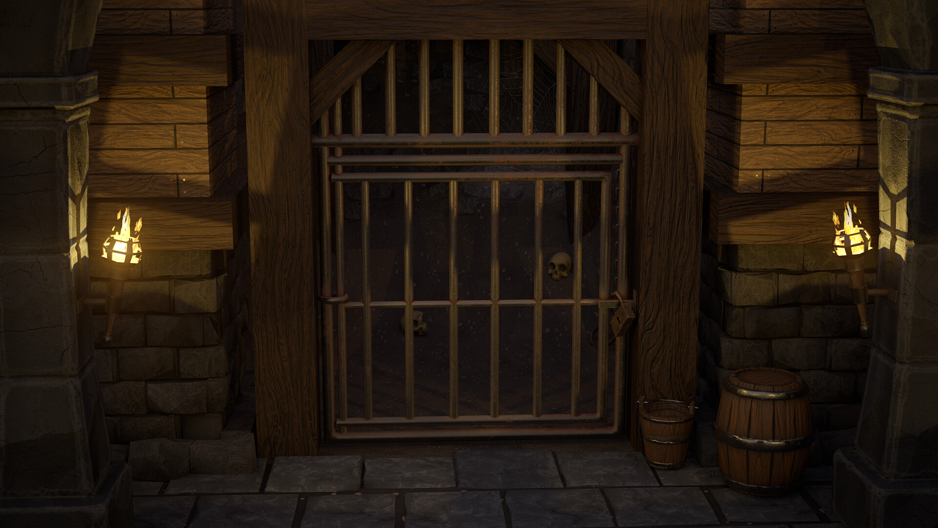 ArtStation - Low poly dungeon