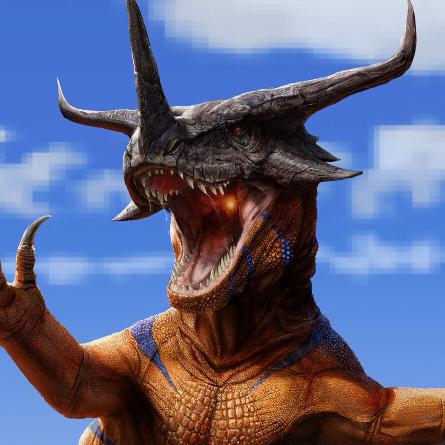 ArtStation - Digimon: Greymon