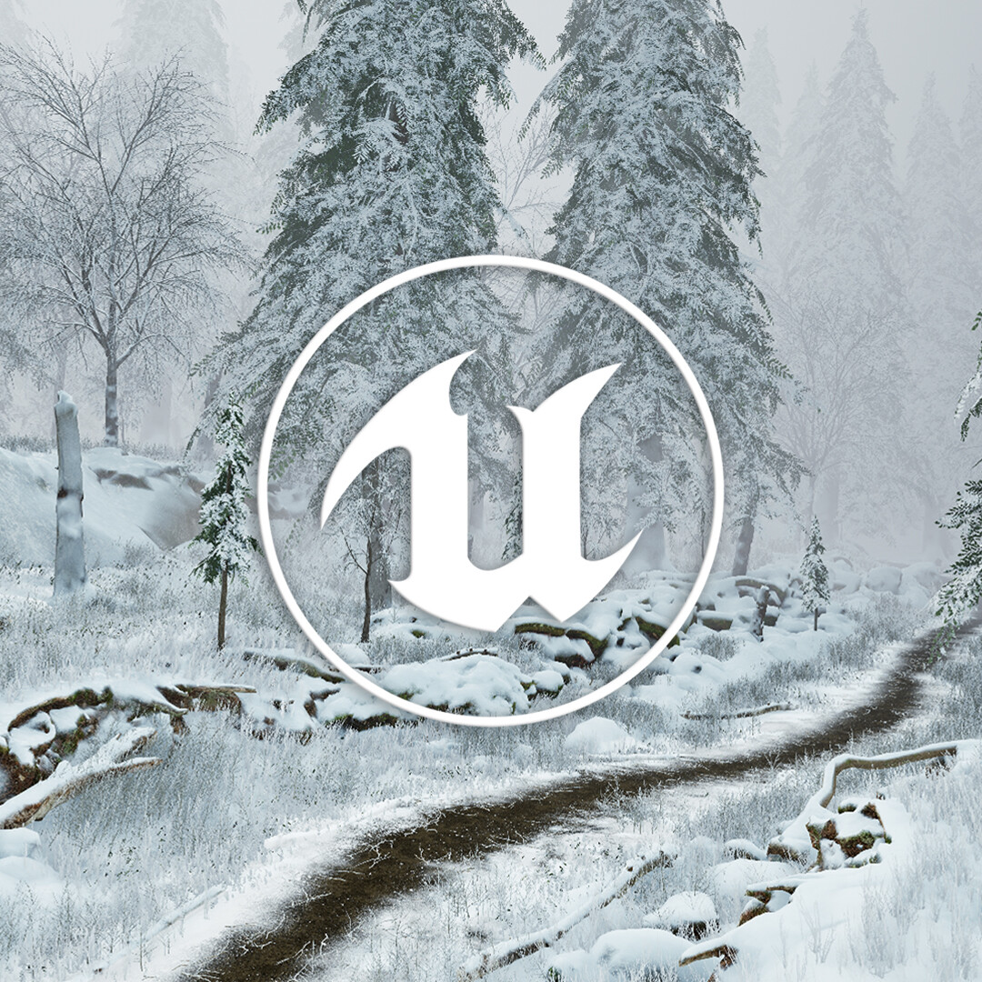 ArtStation - Snowy Forest