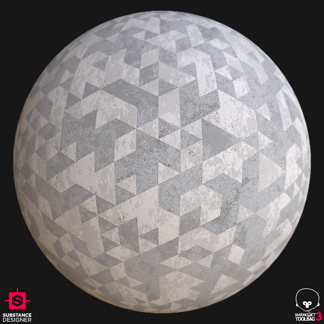 ArtStation - Substance Designer - Wallpaper Design