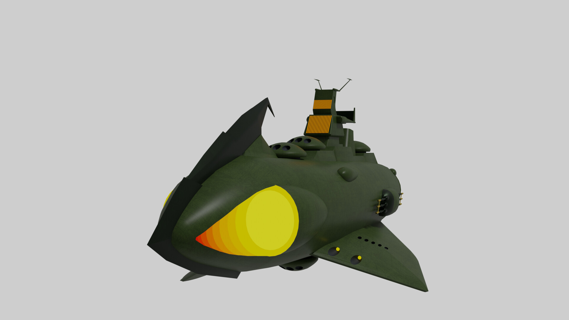 ArtStation - Space Battleship Yamato: Gamilon Destroyer