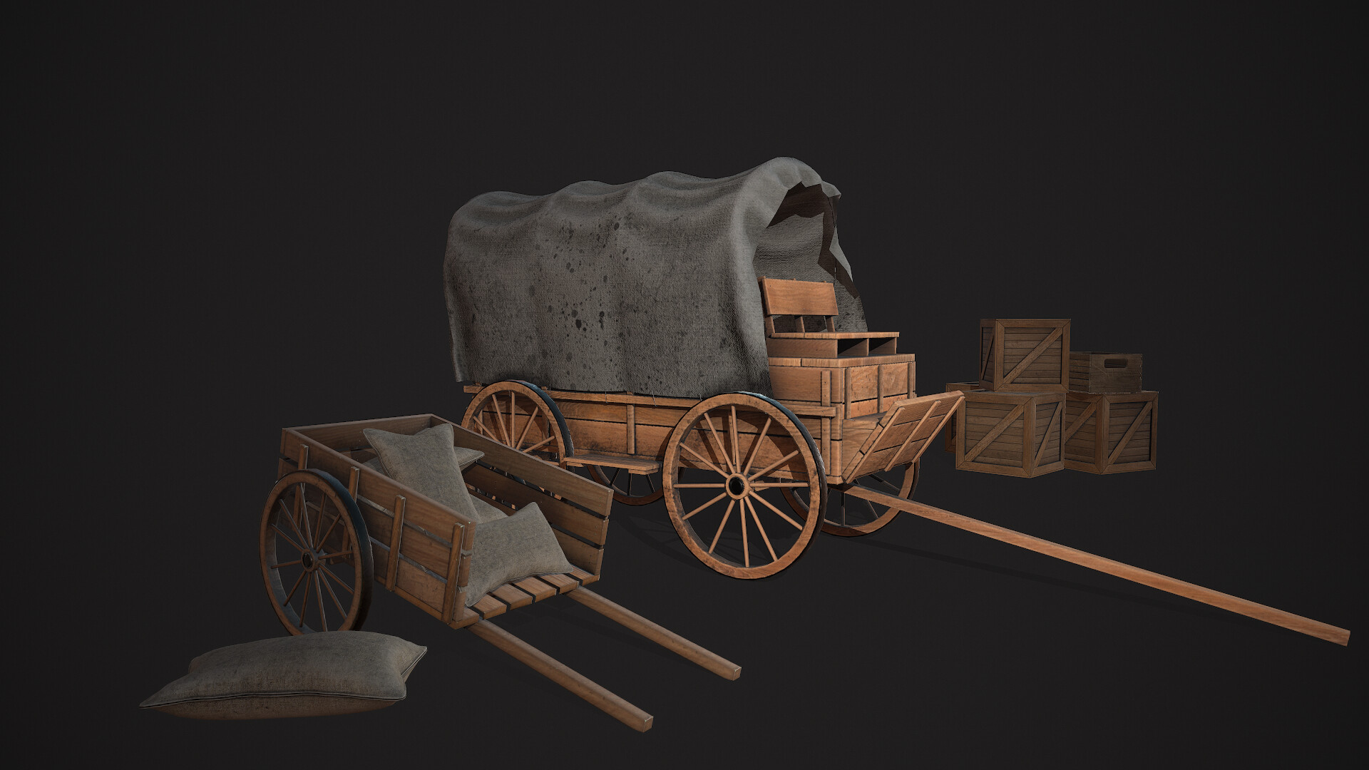 ArtStation - Wild West Carriage